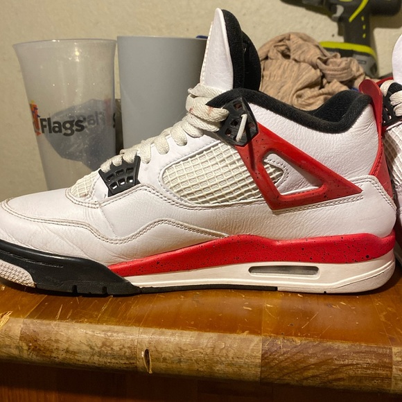 Jordan | Shoes | Jordan 4 Retro Red Cement | Poshmark